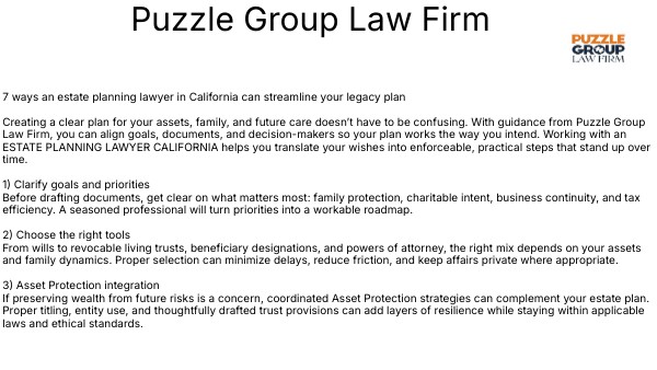 Puzzle Group Law Firm | Genially