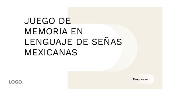 Juego de memoria en lenguaje de señas mexicanas | Genially