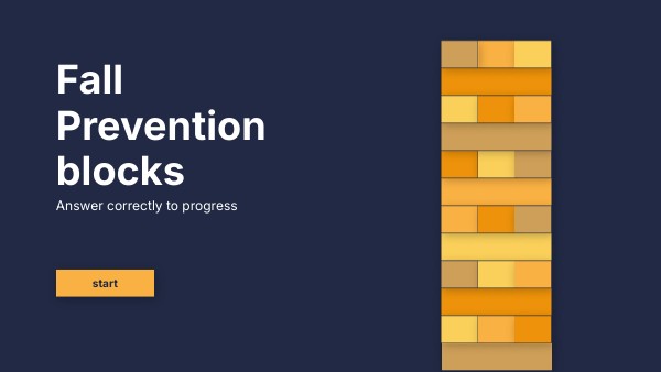Fall Prevention blocks | Genially