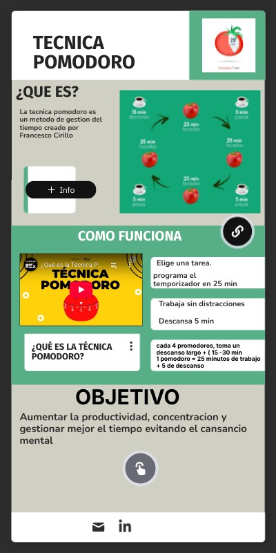 TECNICA POMODORO | Genially