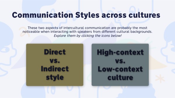 Communication Styles across cultures | Genially