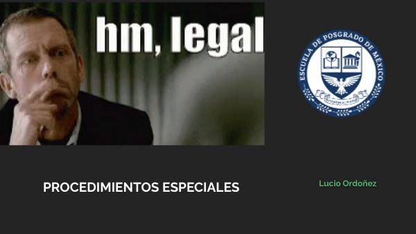 S3 Procedimientos especiales | Genially