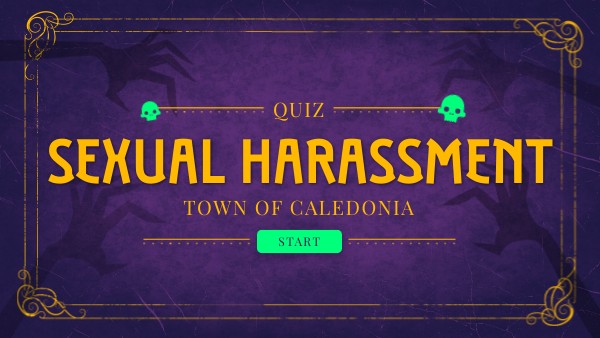 New York State Sexual Harassment Quiz | Genially