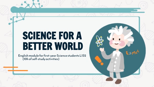 Science for a Better World | Genially