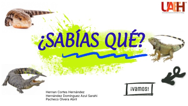 ¿SABÍAS QUÉ? | Genially