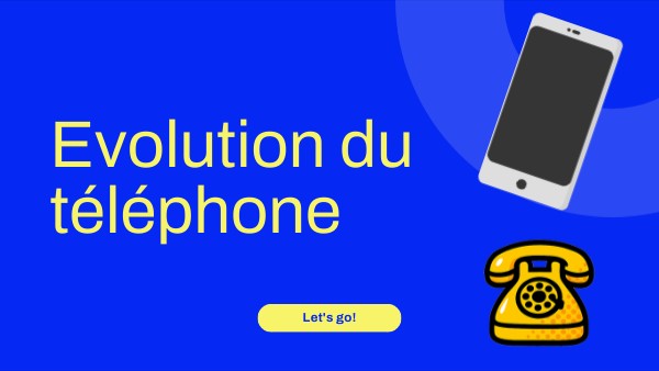 Evolution du téléphone | Genially