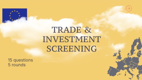 Trade & investment screening | Genially