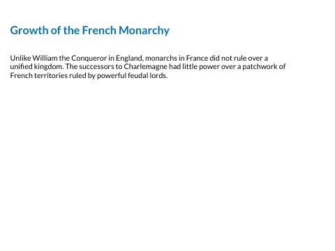 Growth of the French Monarchy | Genially