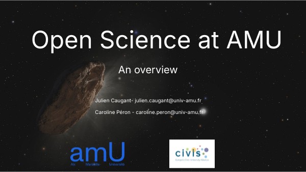 Open Science at AMU | Genially