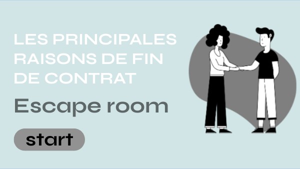 LES PRINCIPALES RAISONS DE FIN DE CONTRAT | Genially