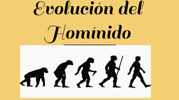Evolución del Homínido | Genially