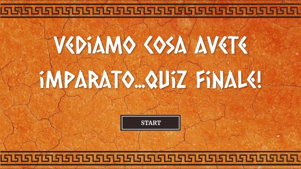 Vediamo cosa avete imparato...quiz finale! | Genially