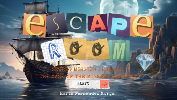 Secret Mission English: The Case of the Missing Diamond | Genially