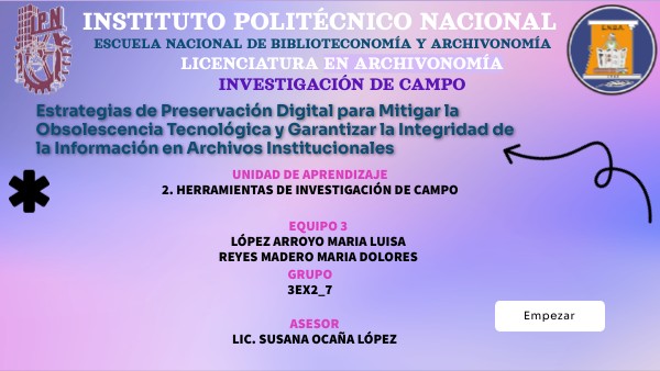 Exposición de Mi tema de Investigación | Genially