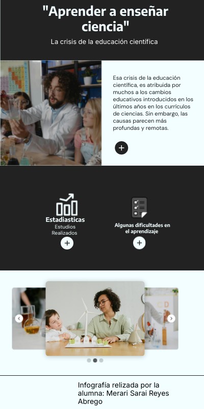 "Aprender a enseñar ciencia" | Genially