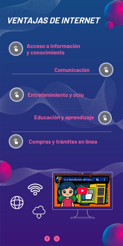 VENTAJAS DEL USO DE INTERNET | Genially