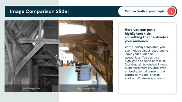 Image Comparison Slider | Genially