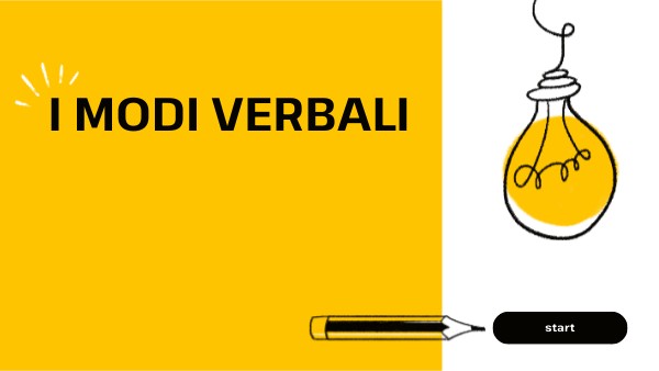 I MODI VERBALI | Genially