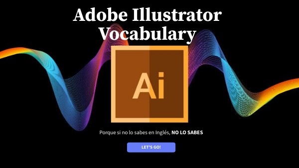 Adobe Illustrator Vocabulary | Genially