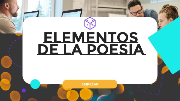 ELEMENTOS DE LA POESIA | Genially