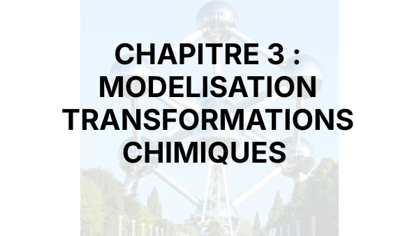 CHAPITRE 3 CHIMIE 4E | Genially
