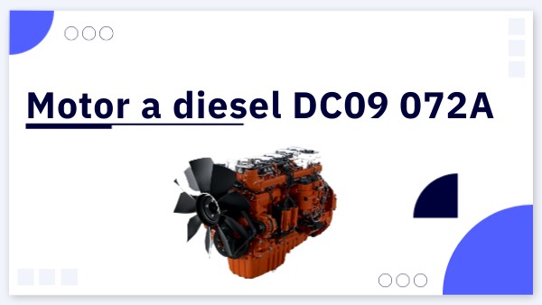 Motor a diesel DC09 072A | Genially