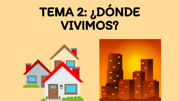 TEMA 2: ¿DÓNDE VIVIMOS? | Genially
