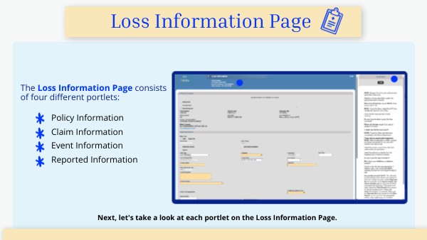 Loss Information Page | Genially