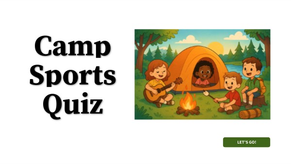 Camp Sports Quiz | Genially