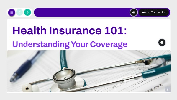 Health Insurance 101: | Genially