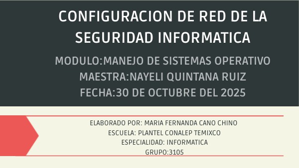 Configuración de red | Genially