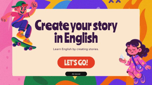 Create your story in English | Genially