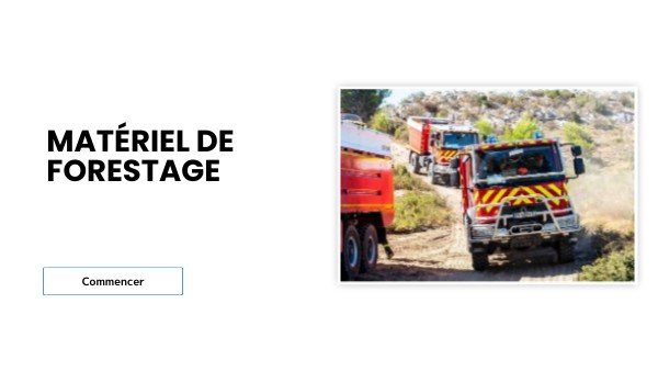 Matériel de forestage | Genially