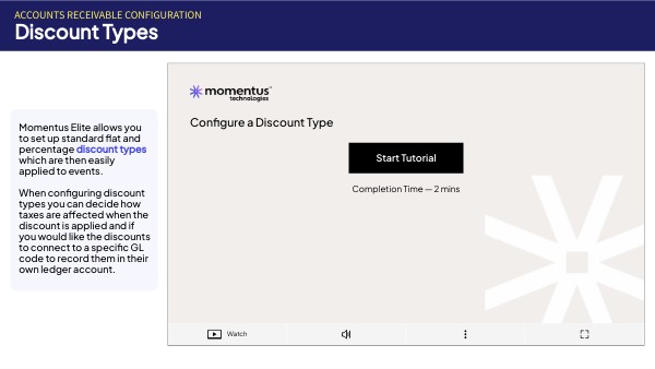 DISCOUNT TYPES: Accounts Receivables Configuration | Genially
