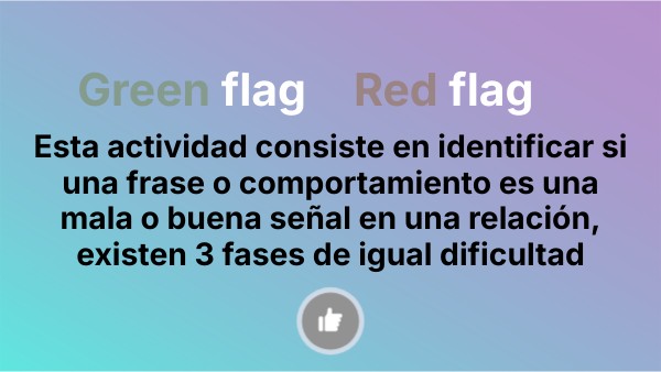 Green and red flags | Genially