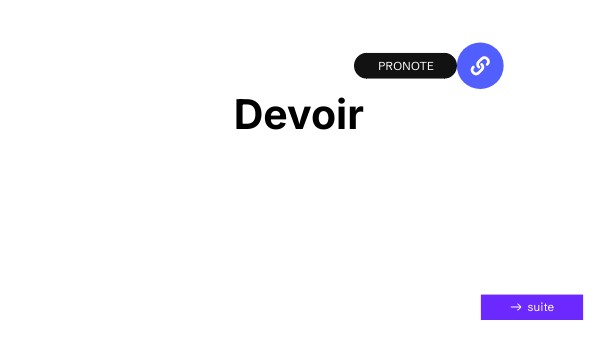 Devoir | Genially