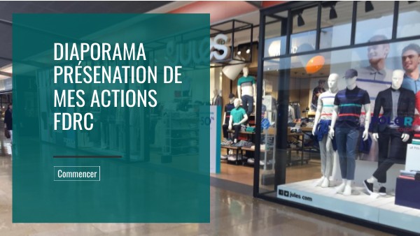 Diaporama présenation de Mes actions FDRC | Genially