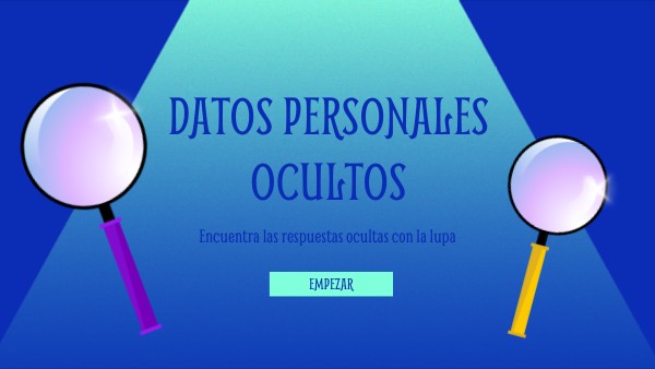 Datos personales ocultos | Genially
