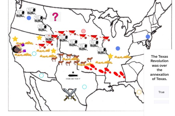 Westward Expansion Interactive Map | Genially