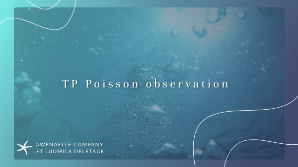 TP Poisson observation | Genially