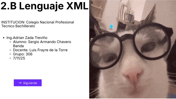 2.B Lenguaje XML | Genially