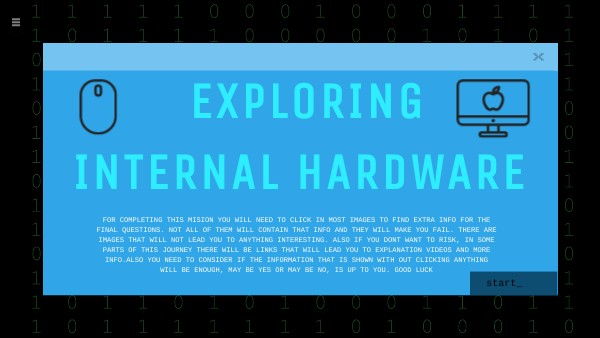 EXPLORING INTERNAL HARDWARE | Genially