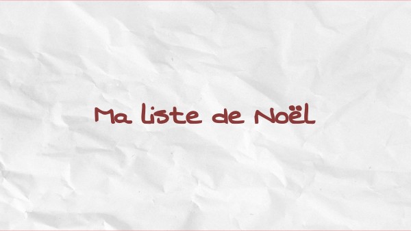 Ma liste de Noël | Genially
