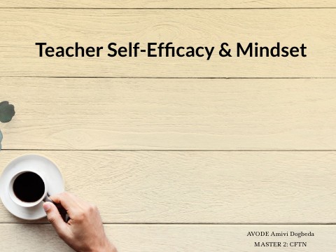 Teacher Self-Efficacy & Mindset | Genially
