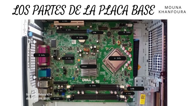 LOS PARTES DE LA PLACA BASE | Genially