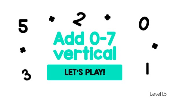 Add 0-9 vertical calculator | Genially