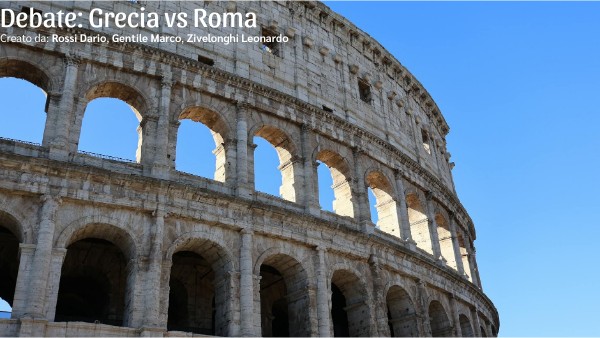Debate: Grecia vs Roma | Genially