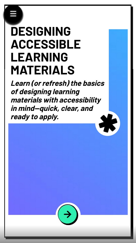 Designing Accessible learning Materials | Genially