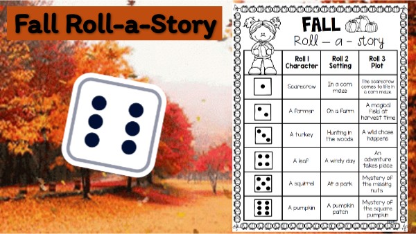 Fall Roll-a-Story | Genially