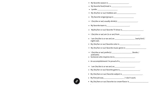 Pen Pal Questions From Google Form | Genially